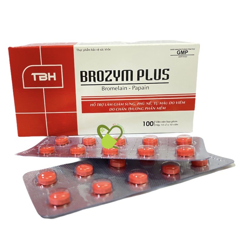Brozym Plus - Viên giảm sưng phù nề 728
