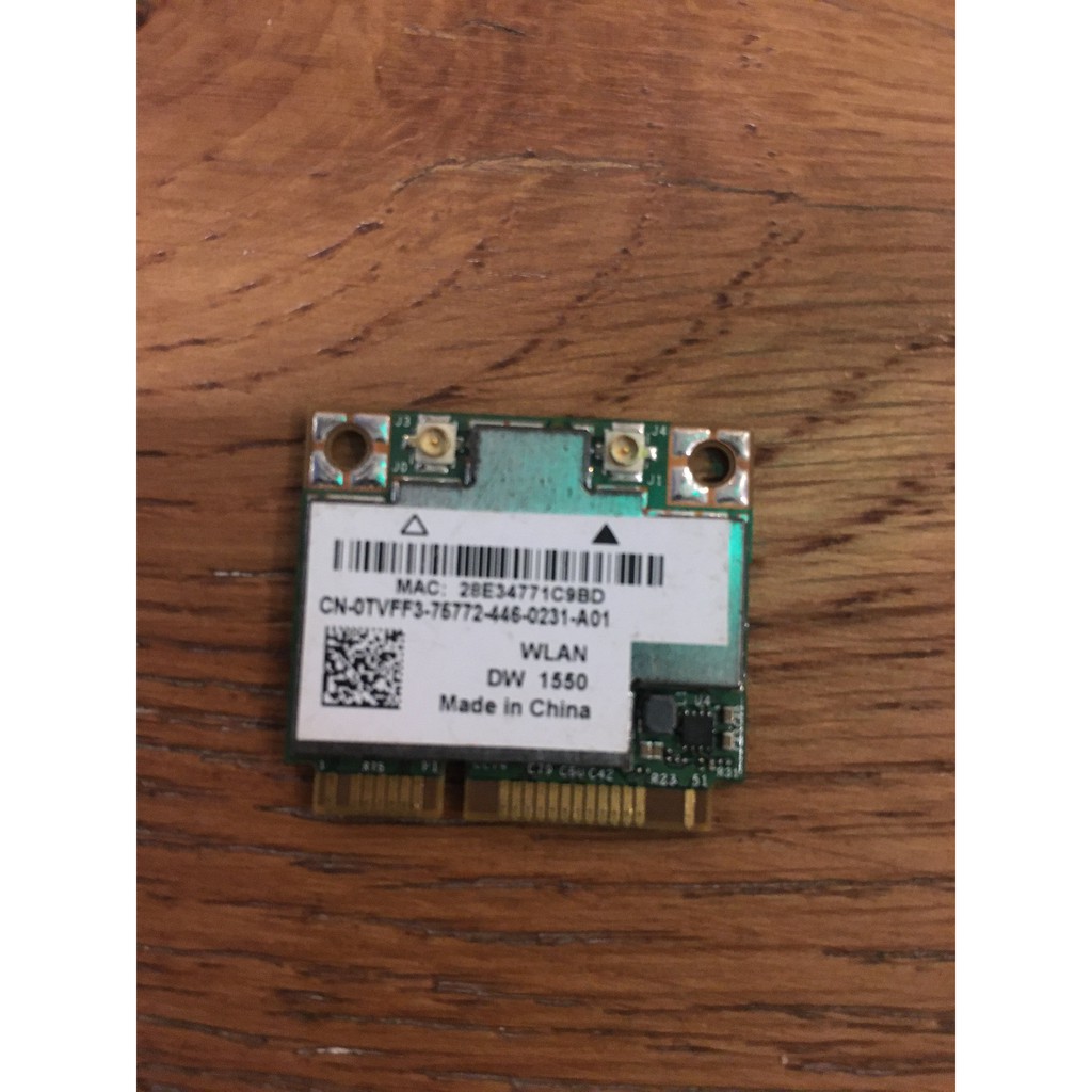 Card WiFi DW1550 - BCM93452HMB, hỗ trợ Hackintosh chuẩn mPCIe ...
