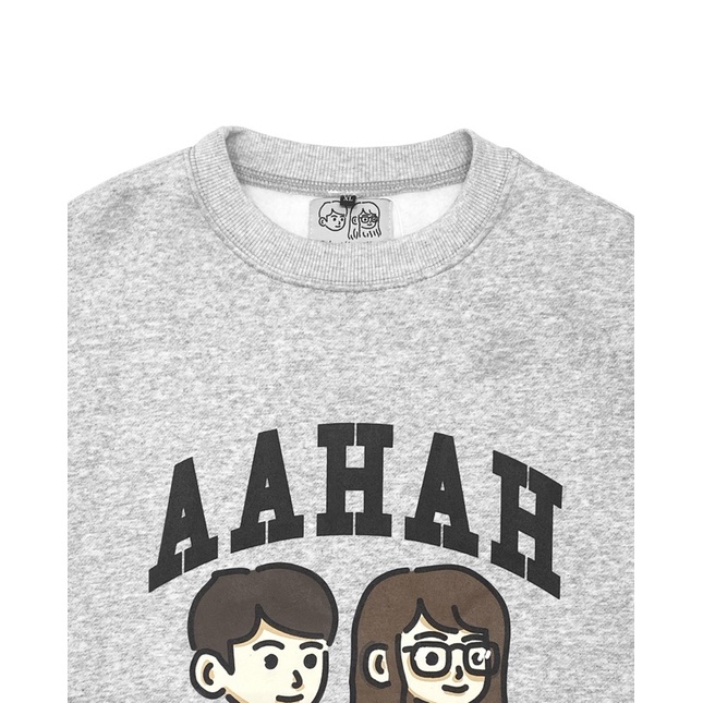 Áo Sweater Nỉ Màu AAHAH Studio Cartoon Form Rộng - MixASale