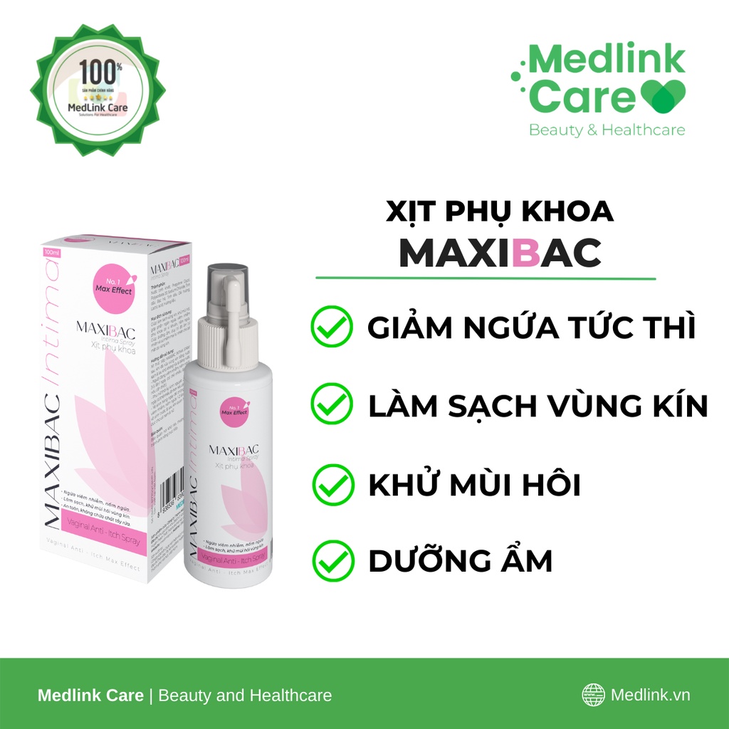 Mua Xịt phụ khoa MAXIBAC - Hỗ trợ kháng khuẩn vùng k.ín và giảm ngứa ...