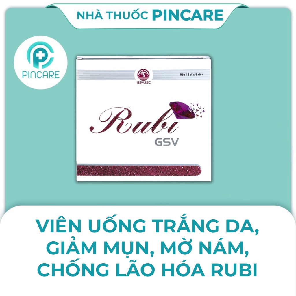 Mua Viên uống đẹp da Rubi GSV giảm mụn, mờ sạm nám, ngừa lão hoá - Hàng ...