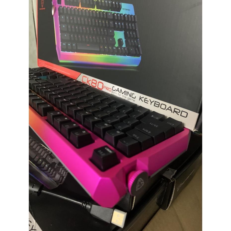 Mua BÀN PHÍM CƠ MOTOSPEED CK80 RGB GAMING NEW CHÍNH HÃNG giá rẻ nhất | TecKi.Vn