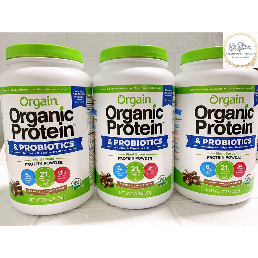 Protein hữu cơ Orgain Organic Protein USDA 1.2kg | Shopee Việt Nam