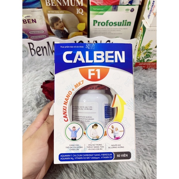 Mua Viên uống Calben BenV hộp 60 viên, giúp bổ sung canxi,vitamin D3 ...
