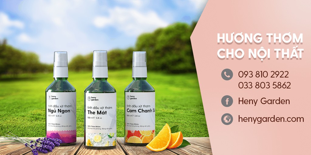 Tinh dầu thơm Heny Garden, Cửa hàng trực tuyến | Shopee Việt Nam