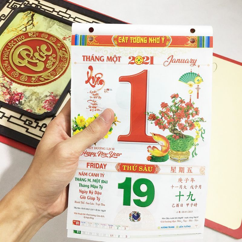Lịch Bloc 2021 Tân Sửu Treo Tường, Bloc Lịch Xé | Shopee Việt Nam