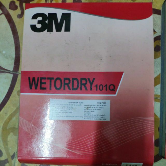 Giấy nhám nước 3M WETORDRY 101Q | Shopee Việt Nam