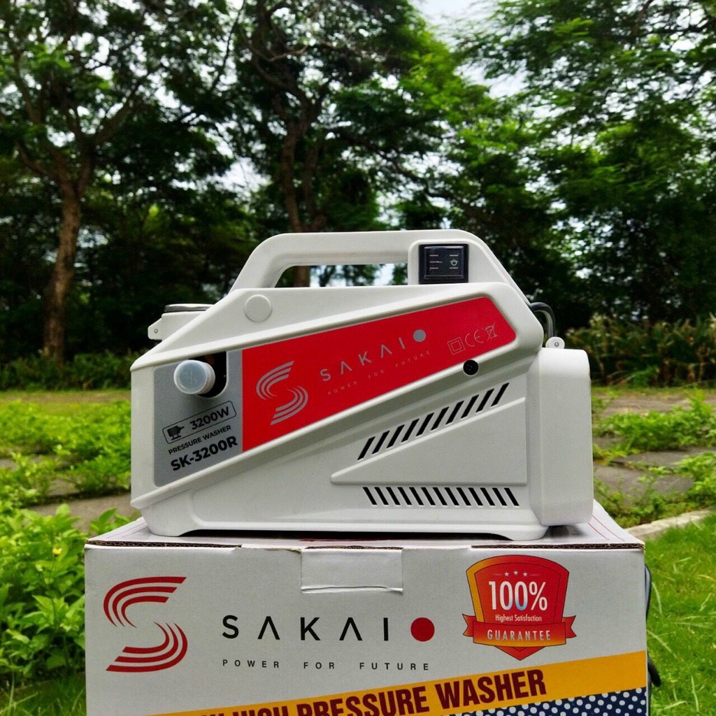 Mua Máy rửa xe áp lực cao gia đình SAKAIO SK 2500R 2500W , động cơ từ ...