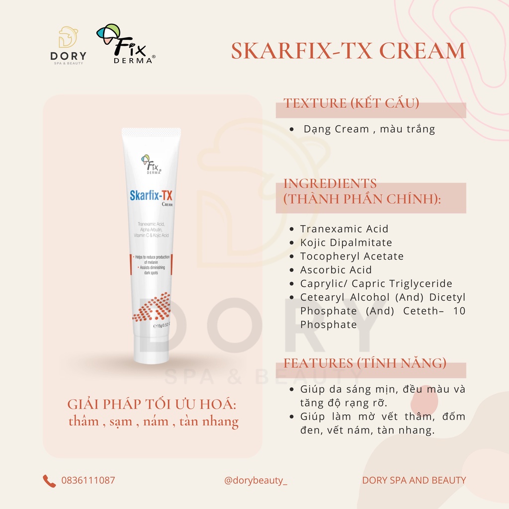 Fixderma Skarfix-Tx Cream - Kem Giảm Thâm | Shopee Việt Nam
