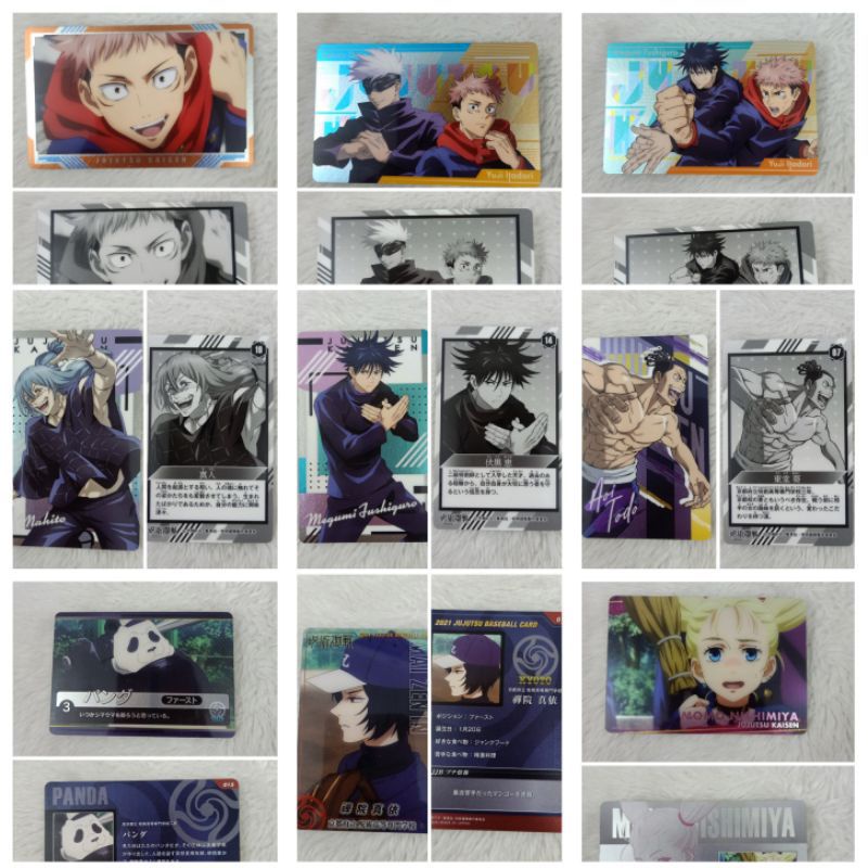 THẺ METAL CARD JUJUTSU KAISEN CHÍNH HÃNG – Đồ chơi trẻ em