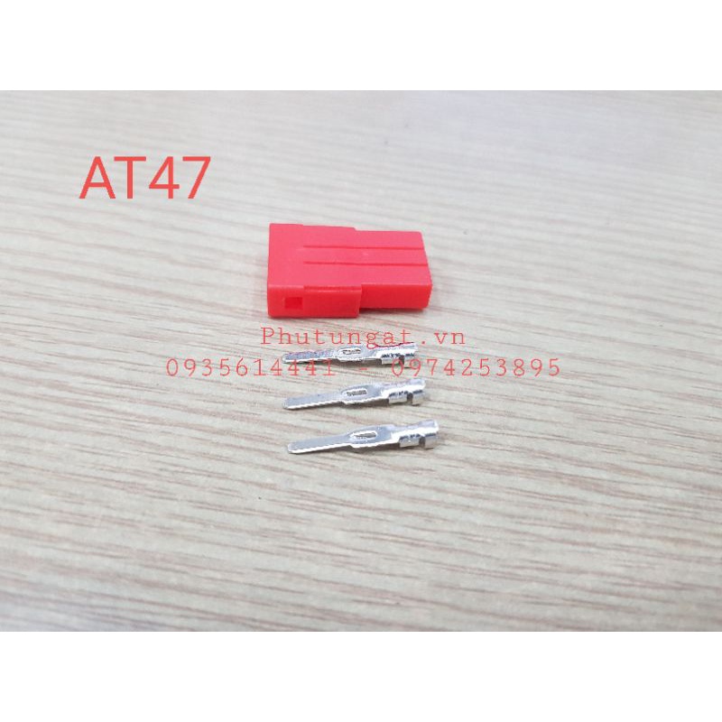 Mua Bộ nhựa đỏ đầu cái của giắc pha cos xinhan - AT47 ( 1 bịch 10 bộ ...