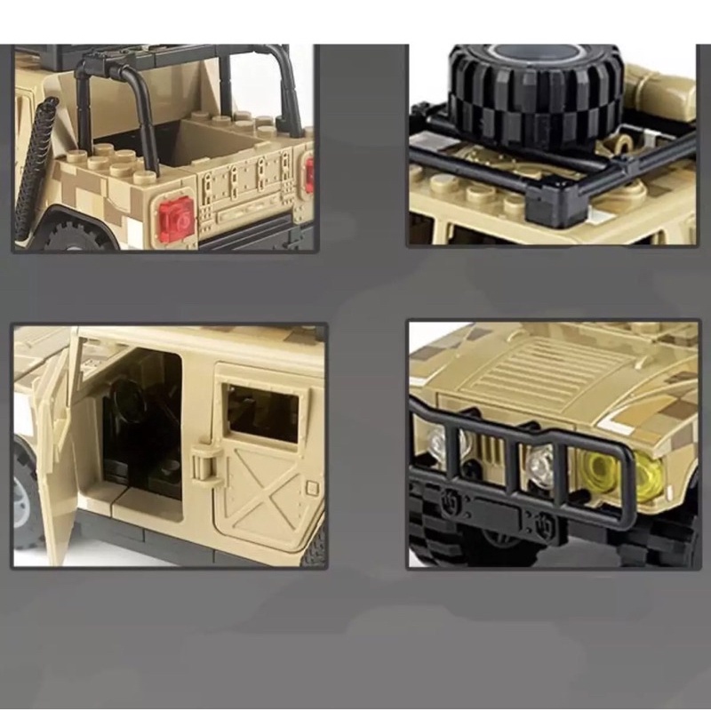 Mua Bộ Đồ Chơi Lego Lắp Ráp Xe Humvee SWAT 2 Trong 1 Màu Vàng Cát ...