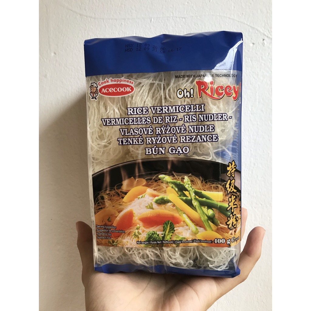 Bún Gạo xuất khẩu Acecook 400g Oh Ricey | Shopee Việt Nam