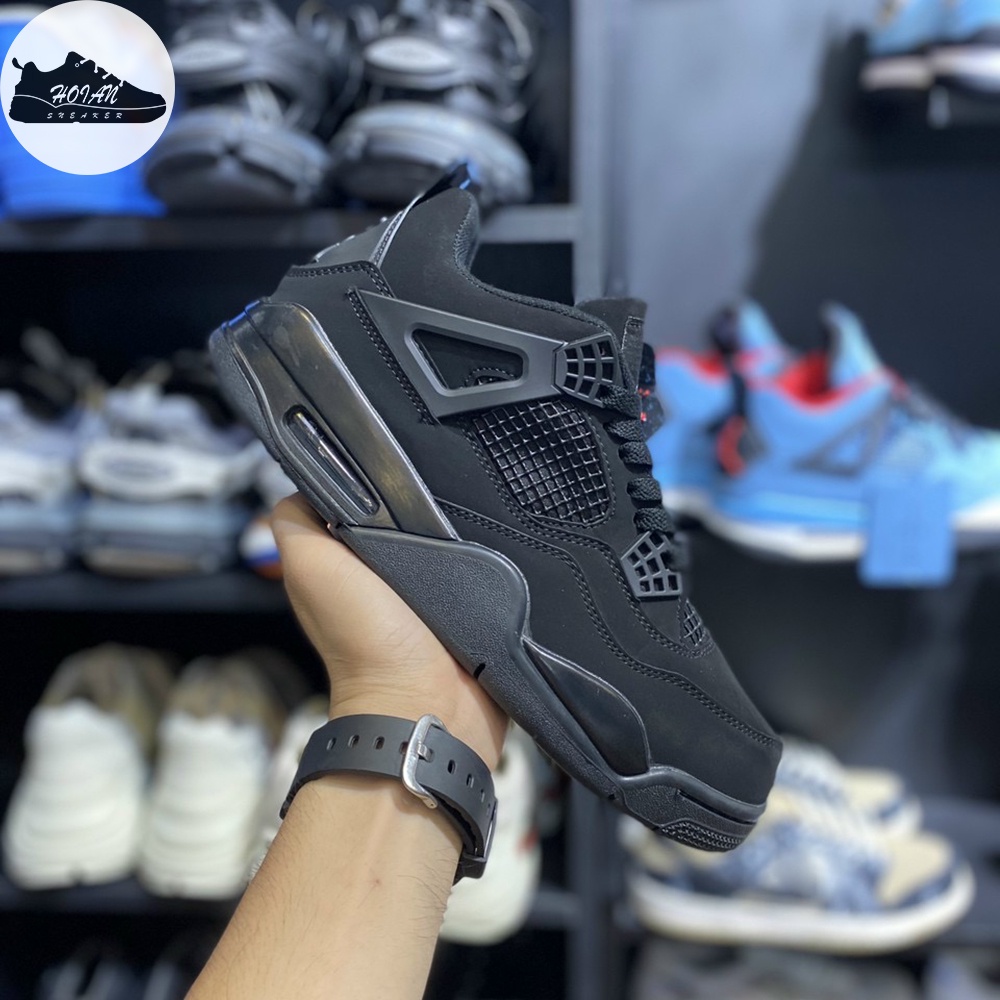Mua Giày Jordan 4 Black Cat High Quality Sneaker Nam - Giày JD4 Thể ...