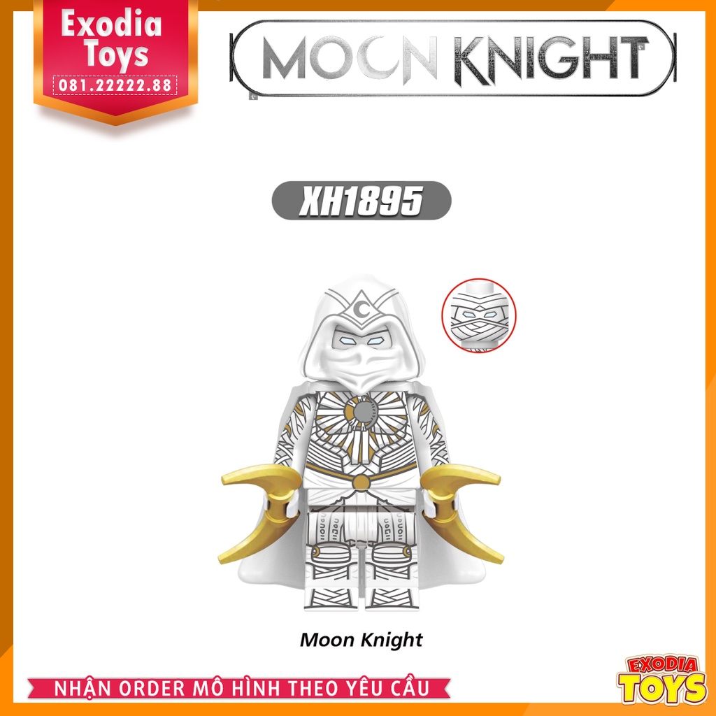 Mua Xếp hình Minifigure Marvel Siêu anh hùng Moon Knight Hiệp sĩ ánh ...
