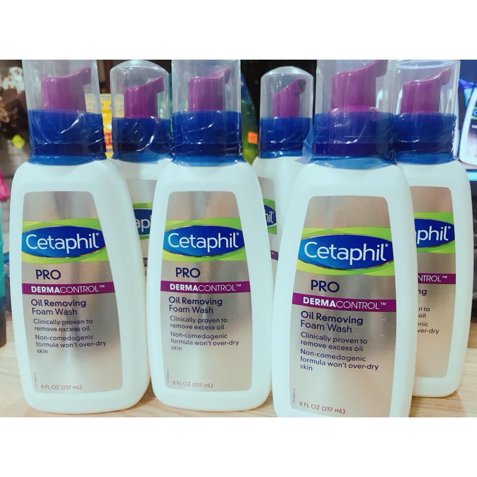 Sữa rữa mặt Cetaphil Pro Dermacontrol oil removing Foam Wash | Shopee ...
