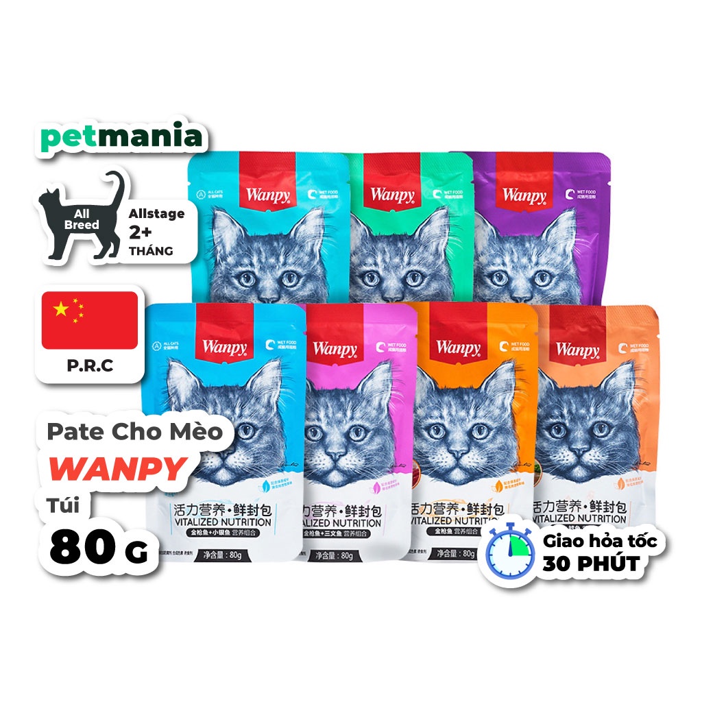 Pate Wanpy gói 80g | Shopee Việt Nam