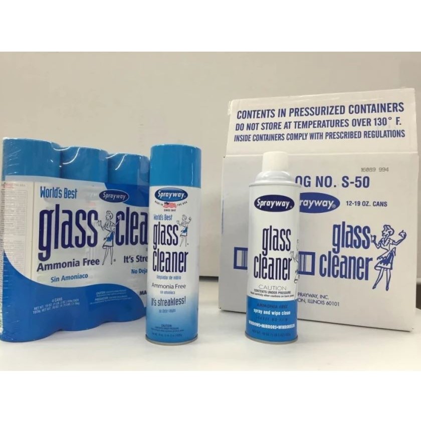 Mua Chai xịt lau kính Sprayway Glass Cleaner SW50 trắng xanh lớn giá rẻ ...