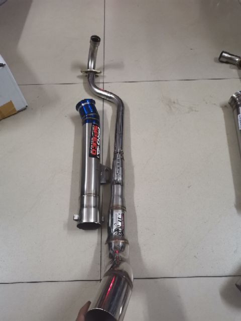 Mua Pô xe máy inox không nỉ cổ kong 2 khúc Wave rsx Wave s110 Wave ...