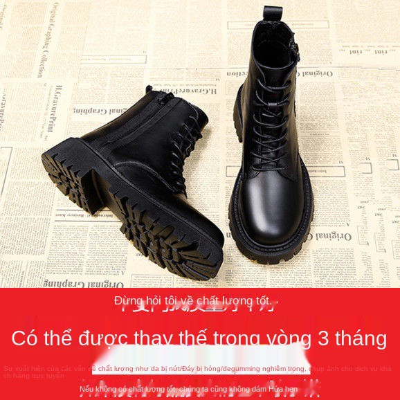 Mua 2021 Martin boots của phụ nữ Phong cách Anh mùa xuân và thu mới bốt ...