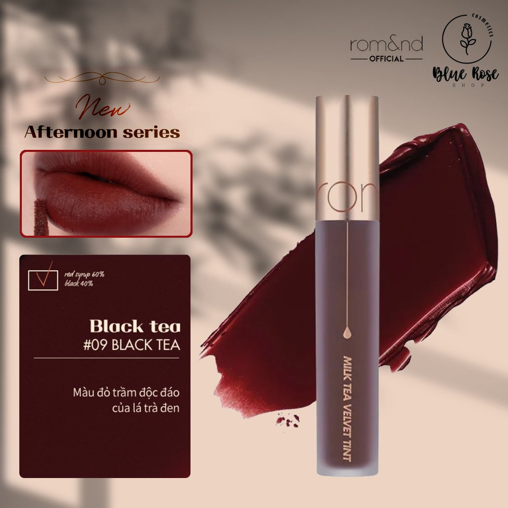 Mua Son Romand Milk Tea Velvet Tint Ver 2 #09 Black Tea - Đỏ trầm đậm ...