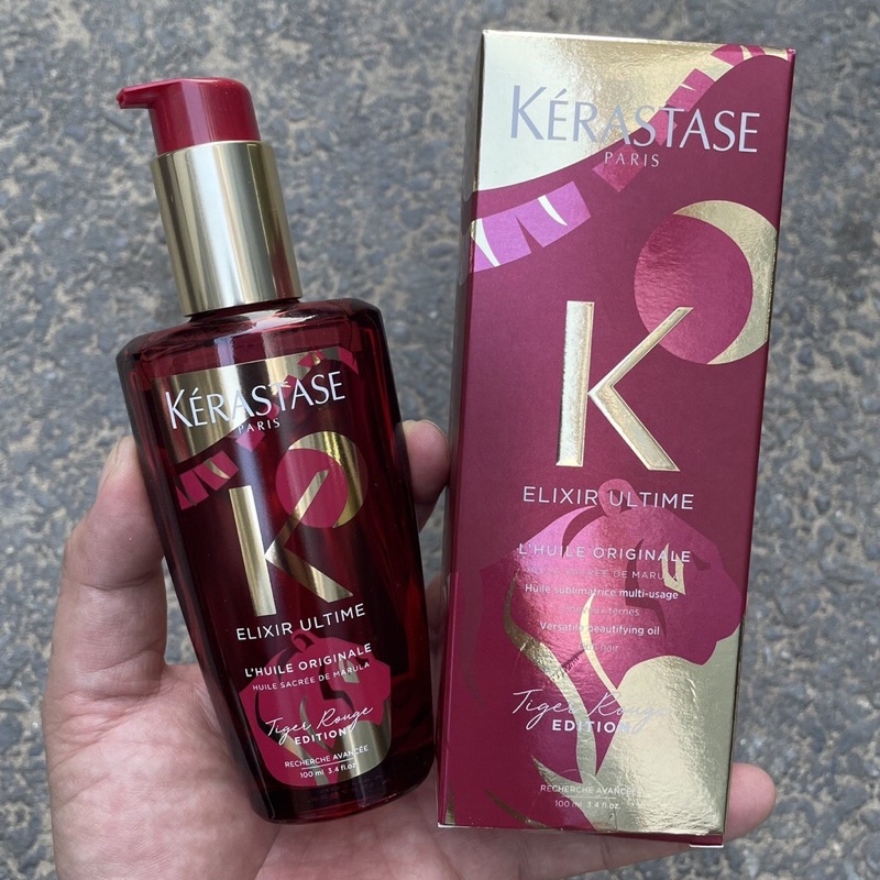 Dầu dưỡng tóc phục hồi phiên bản giới hạn Kerastase Elixir Ultime Tiger ...