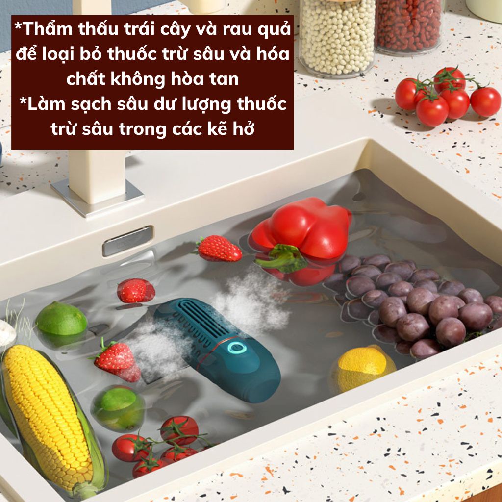 Mua Máy rửa rau củ quả khử độc khử trùng thực phẩm bằng phương pháp ...