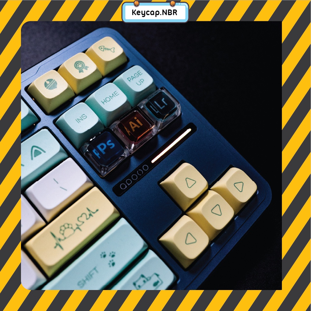 Mua Keycap Logo Phần Mềm Siêu Bóng đẹp trang trí bàn phím cơ giá rẻ ...