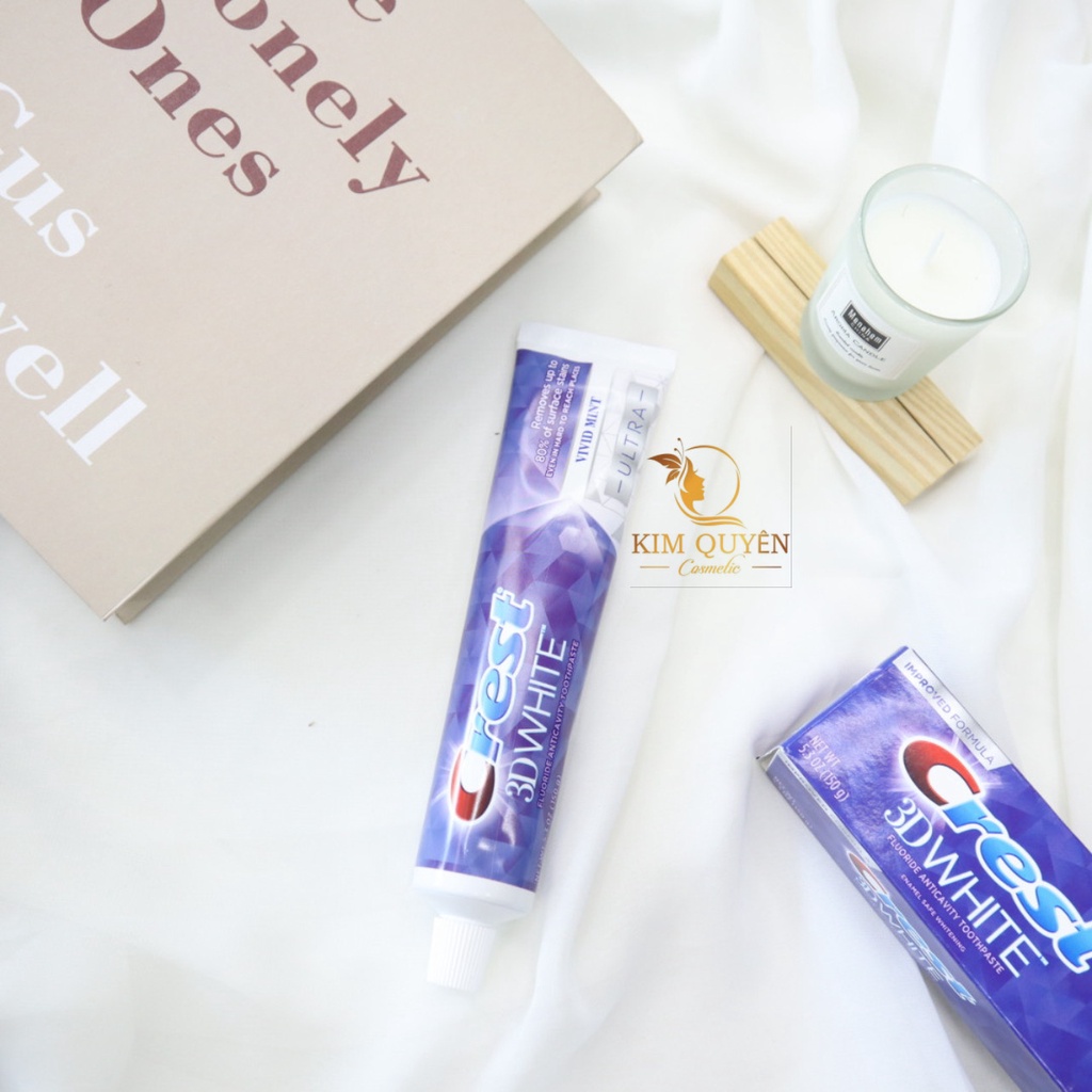 Kem Đánh Răng Crest 3D White Vivid Mint Ultra 150g | Shopee Việt Nam