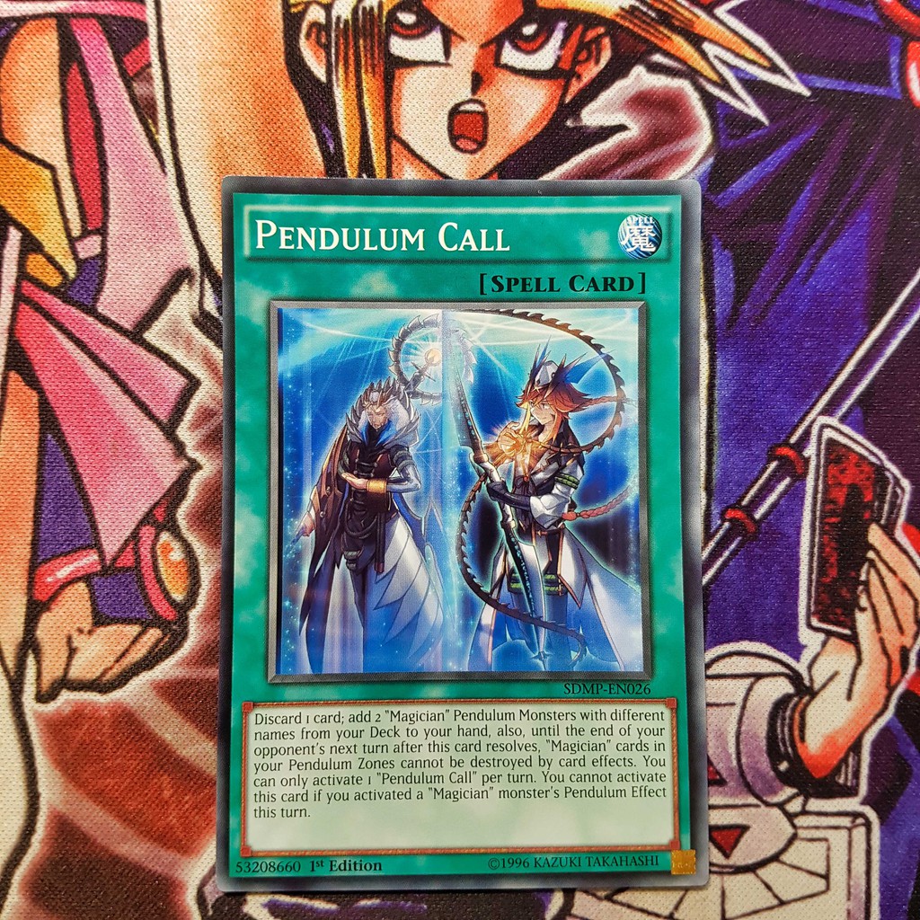 Thẻ bài Yugioh chính hãng | Pendulum Call | SDMP Common | Shopee Việt Nam