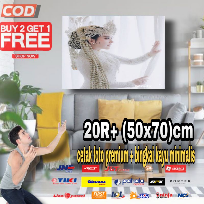 Prs Khung Ảnh 20Rs (50x70) + Khung Gỗ Tối Giản Kích Thước Lớn / JUMBO / Ảnh Cao Cấp | Shopee ...