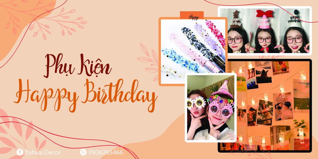 Babuu - Trang trí sinh nhật, Cửa hàng trực tuyến | Shopee Việt Nam