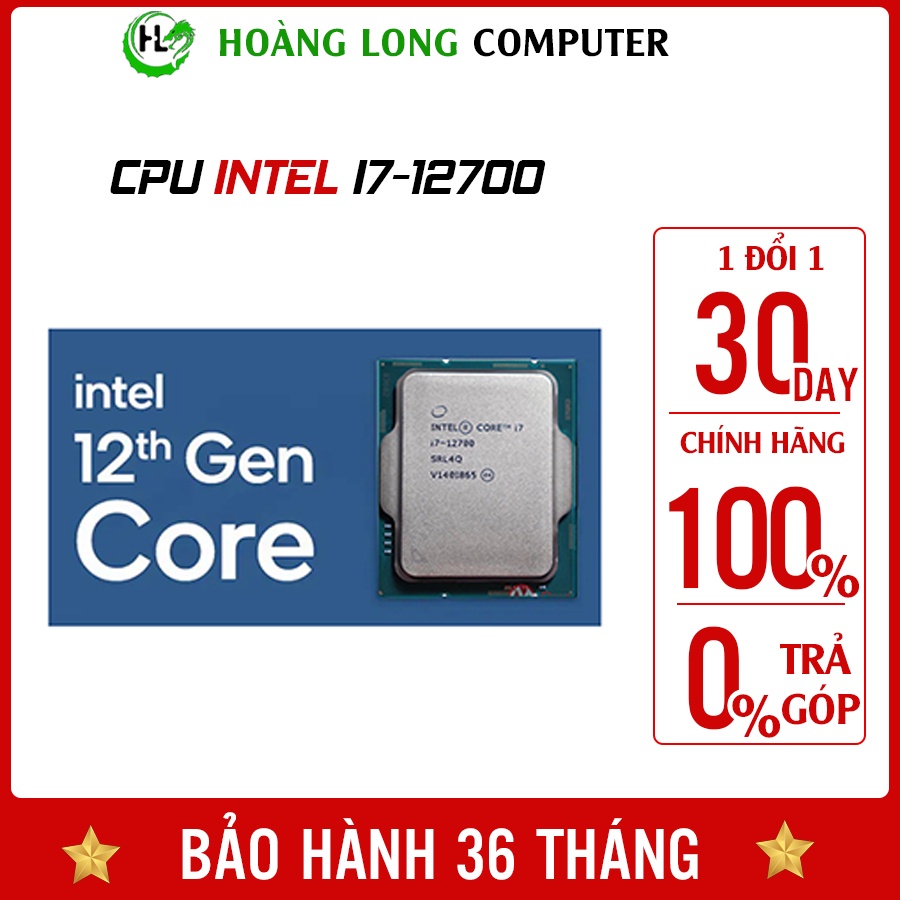 Cpu Intel Core i7-12700 Bộ Vi Xử Lý 12C/ 20T Alder Lake Tray Hàng Chinh ...