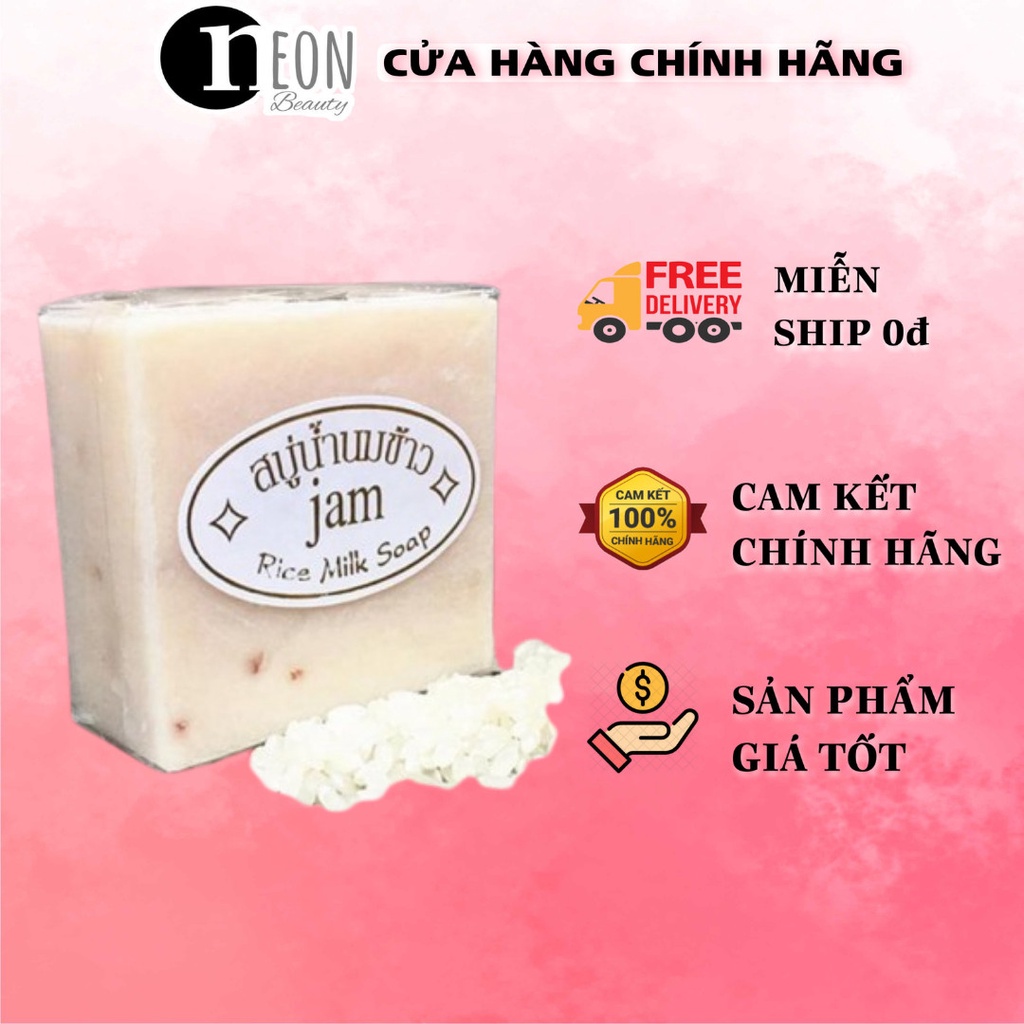 Mua Xà bông cám gạo Jam Thái Lan Rice Milk Soap giúp dưỡng ẩm trắng da ...
