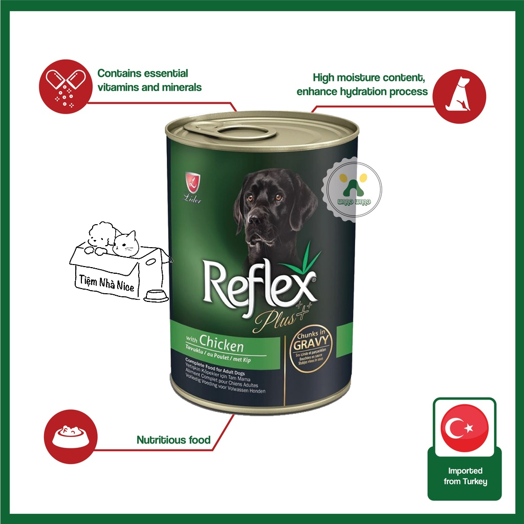 [Giao Hoả tốc] Pate dành cho Chó Reflex Plus vị thịt gà 400g Tiệm Nhà ...