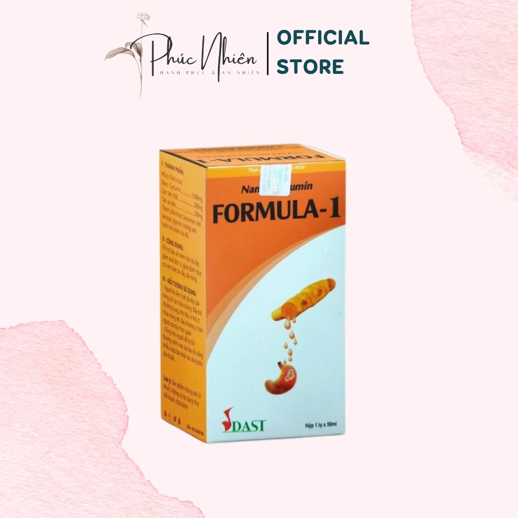 Nghệ Gel Nano Curcumin Formula -1 Hỗ trợ điều trị viêm loét dạ dày VIỆN ...