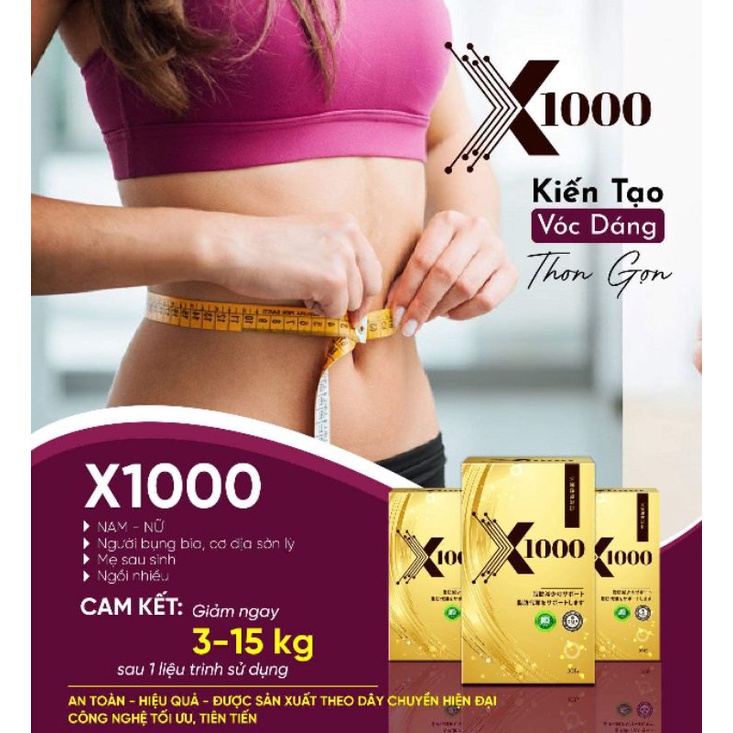 Giảm cân siêu tốc x1000 chính hãng - MixASale