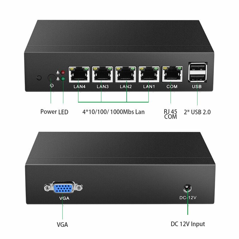 Mua Router X33 Pfsense, OPNsense, OpenWRT, Mikrotik 4 cổng LAN, Chip ...