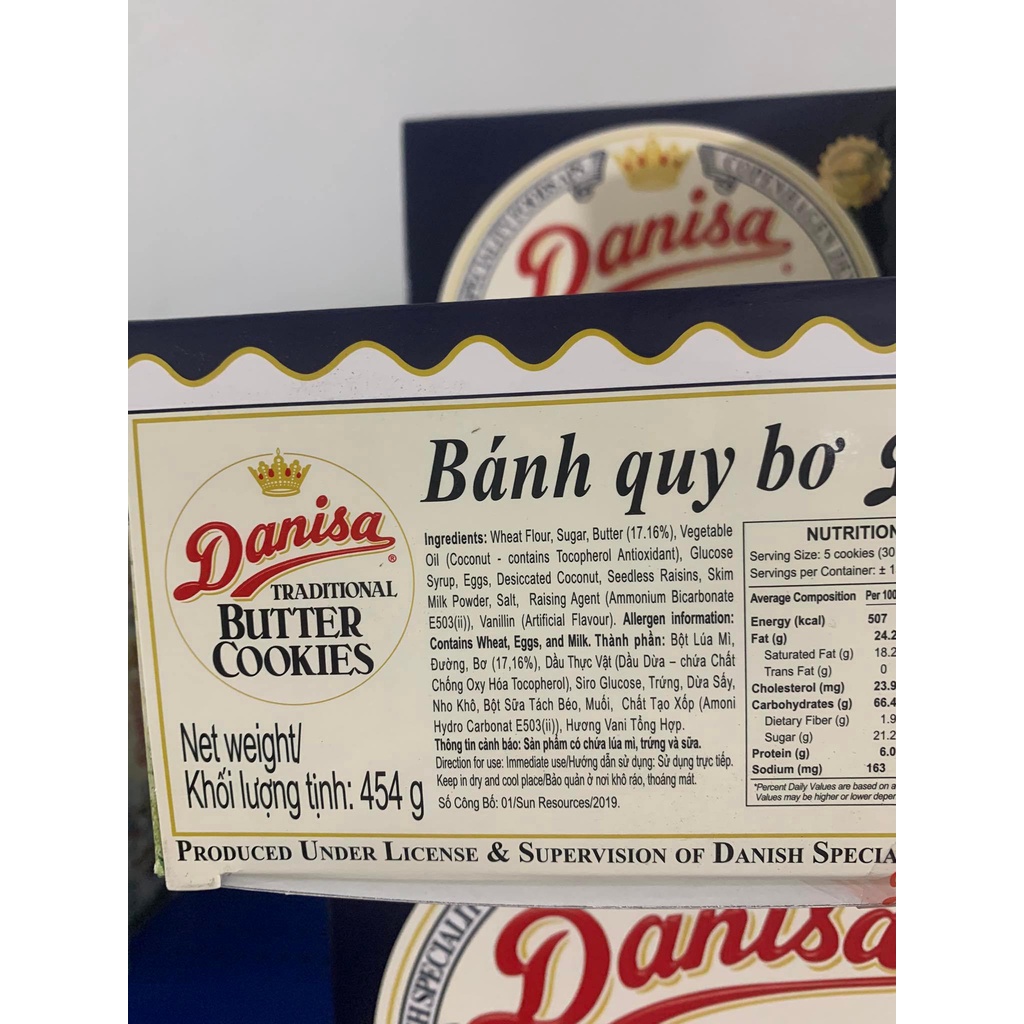 Mua Bánh quy bơ Danisa Đan Mạch hộp thiếc 454g giá rẻ nhất | TecKi.Vn