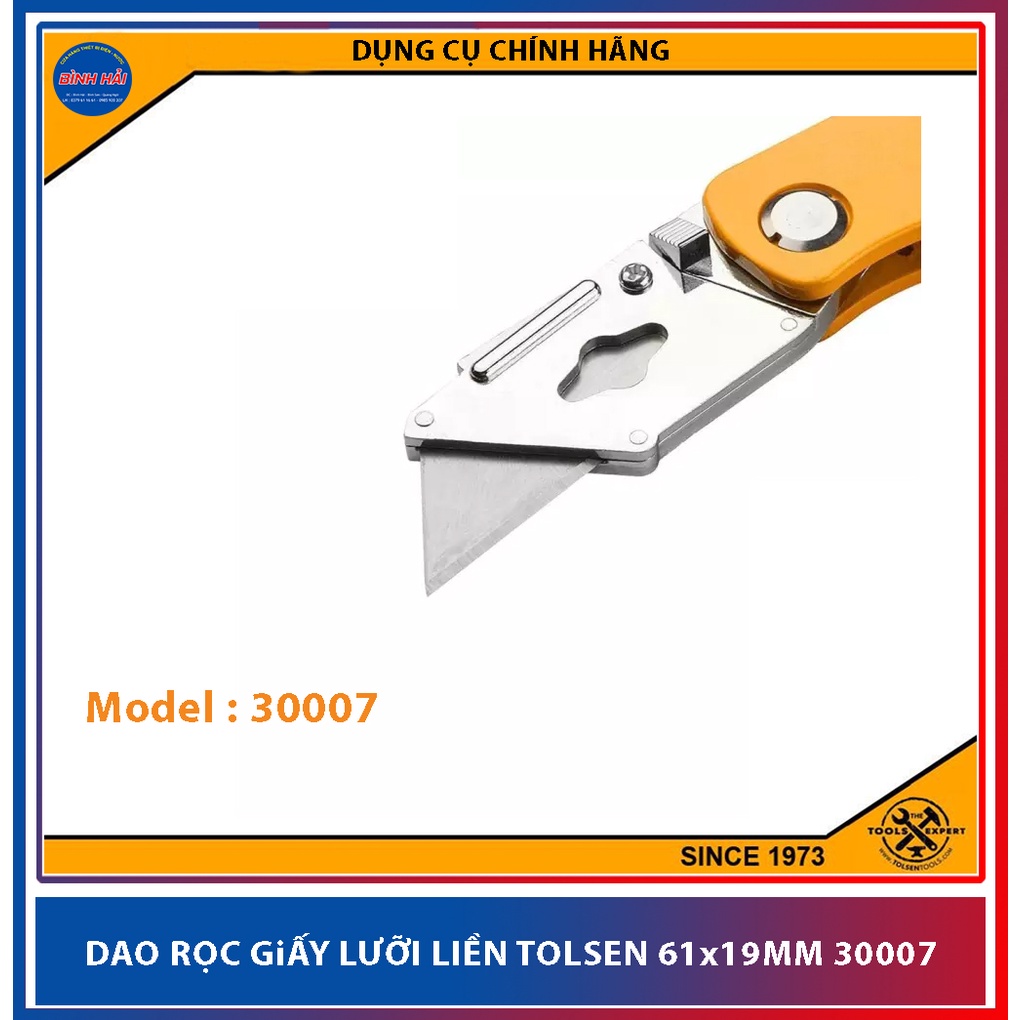 Mua Dao rọc giấy gấp gọn TOLSEN vỏ nhôm cao cấp, thay lưỡi dao siêu ...