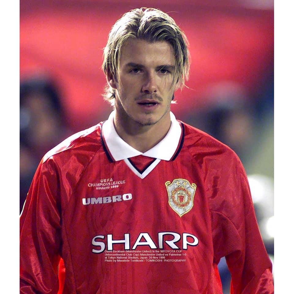 [JS209] Áo Thi Đấu Retro MU Sharp Đỏ 99/2000 Tay Dài | Shopee Việt Nam