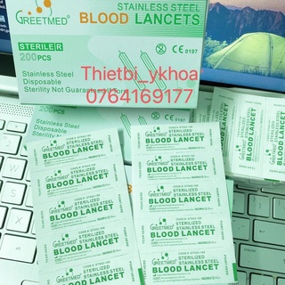 Kim lấy mụn - Kim chích máu Blood Lancet Hộp 200 cây - Kim Chích Lễ Mụn ...