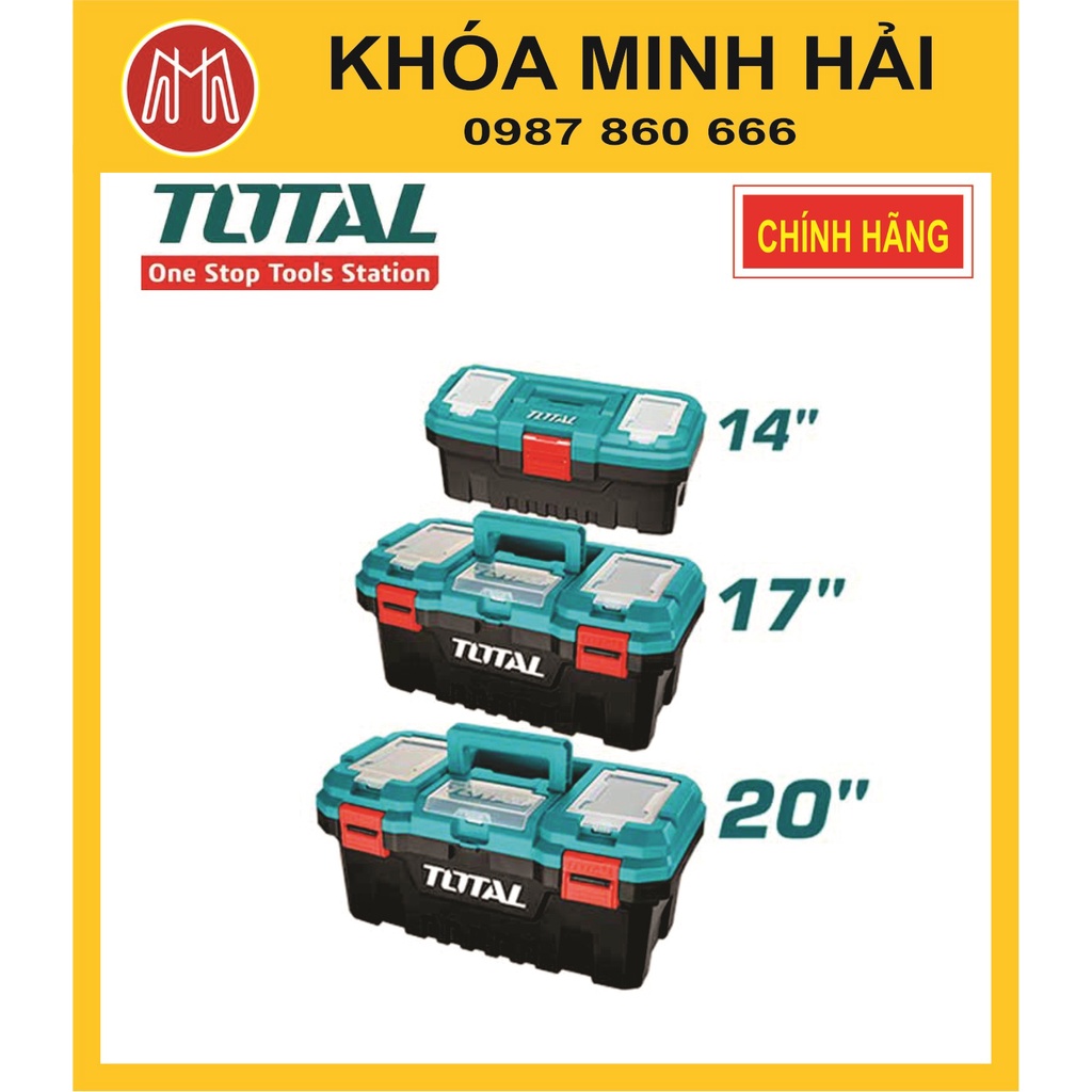 Mua Thùng (Hộp) đựng dụng cụ đồ nghề khóa nhựa Total TPBX0141, TPBX0171 ...