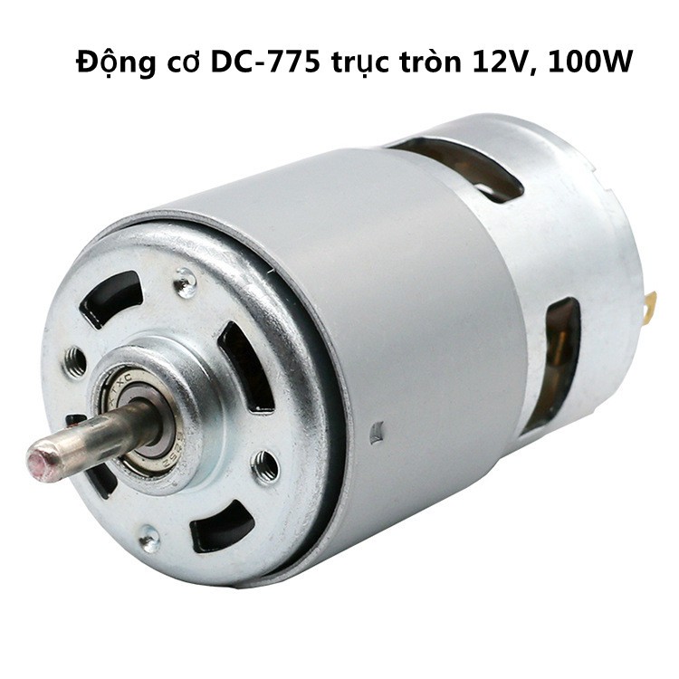 Động cơ DC-775 trục tròn 12V, 100W Hàng nhà máy - DTMV | Shopee Việt Nam