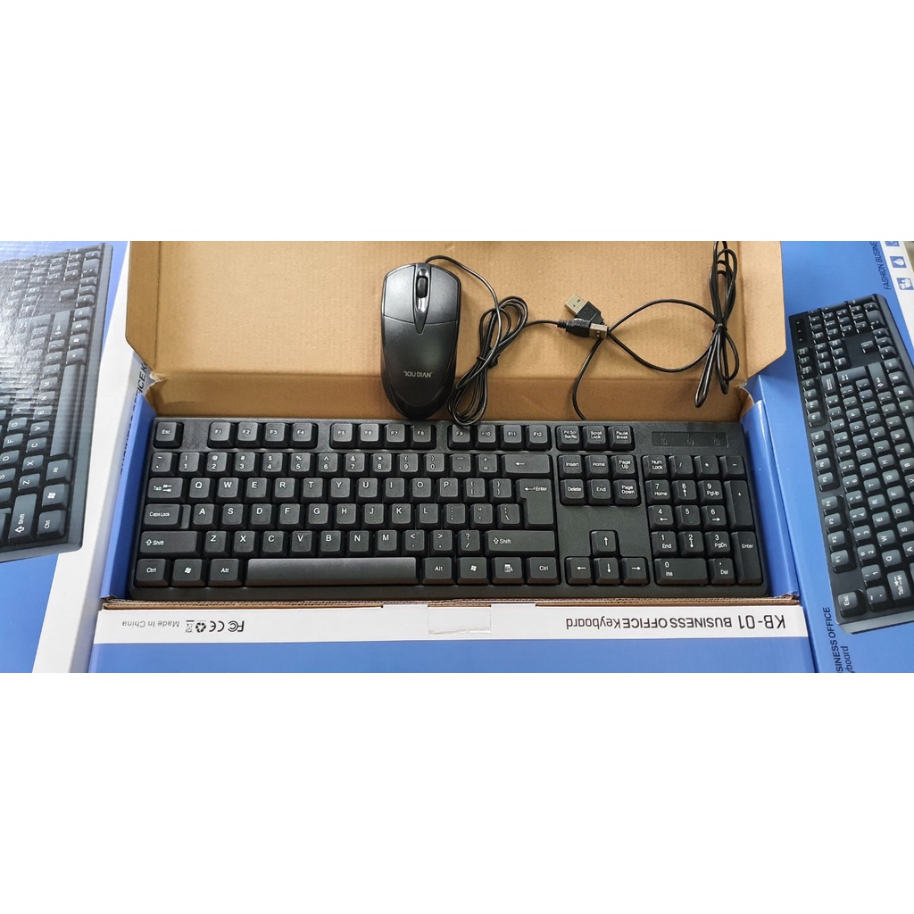 Trọn bộ phím chuột BUSINESS OFFICE KB-01 | Shopee Việt Nam