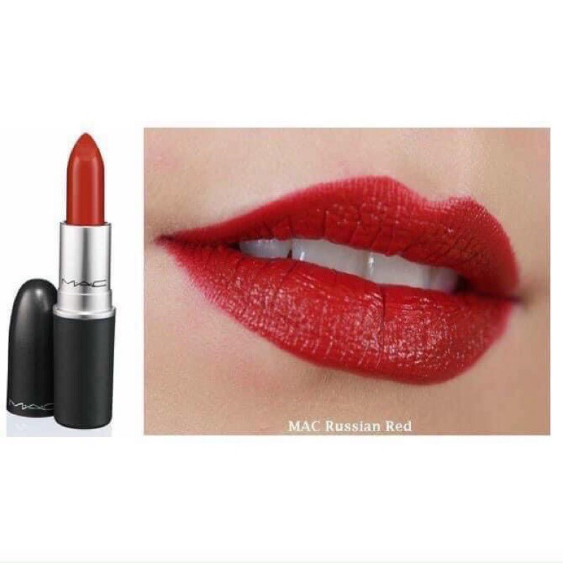 Mua Son MAC Russian Red 612 Đỏ Cổ Điển Trendy, son MAC chính hãng date ...