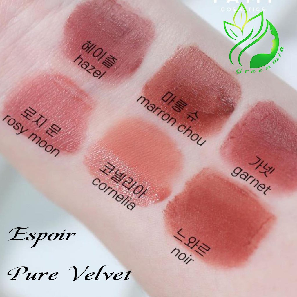 Mua Son ESPOIR COUTURE LIP TINT PURE VELVET CORNELIA/ GARNET/ HAZEL ...