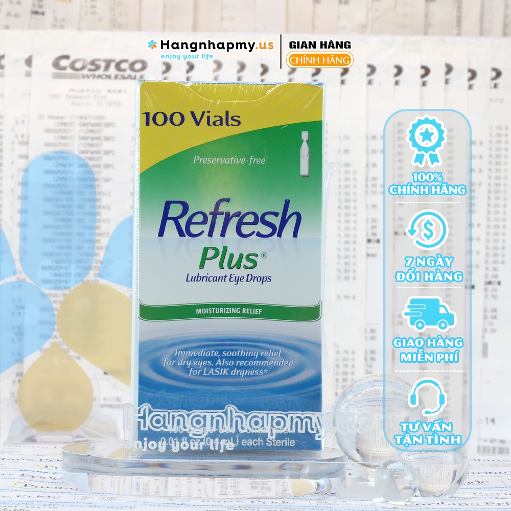 Mua Nhỏ mắt Refresh Plus Lubricant Eye Drops của Mỹ 100 tuýp của Mỹ giá ...