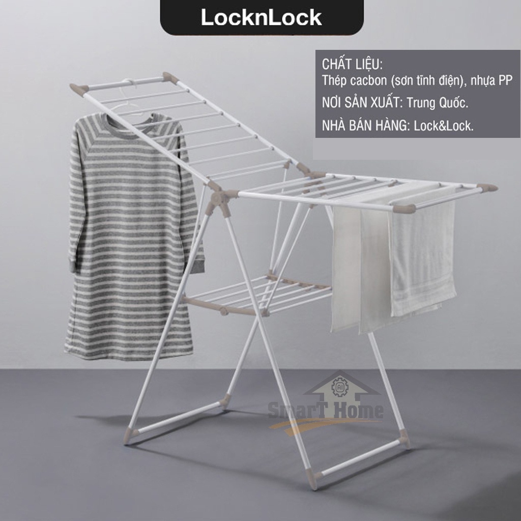 Mua Giá Phơi Quần Áo Gấp Gọn Lock Lock ETM528 STS , Giá Phơi Đồ Thông ...