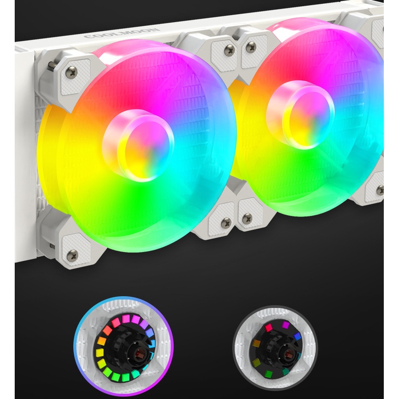 Mua Tản Nhiệt Nước CPU AiO Coolmoon Aosor 240mm Led 5v ARGB AS240 giá ...